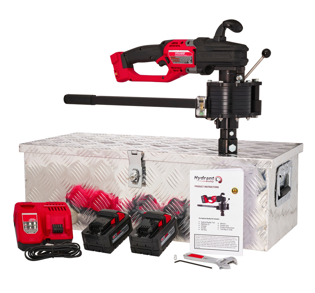 Hydrant Buddy | Cordless Battery Powered Valve Exerciser | HydroVerge