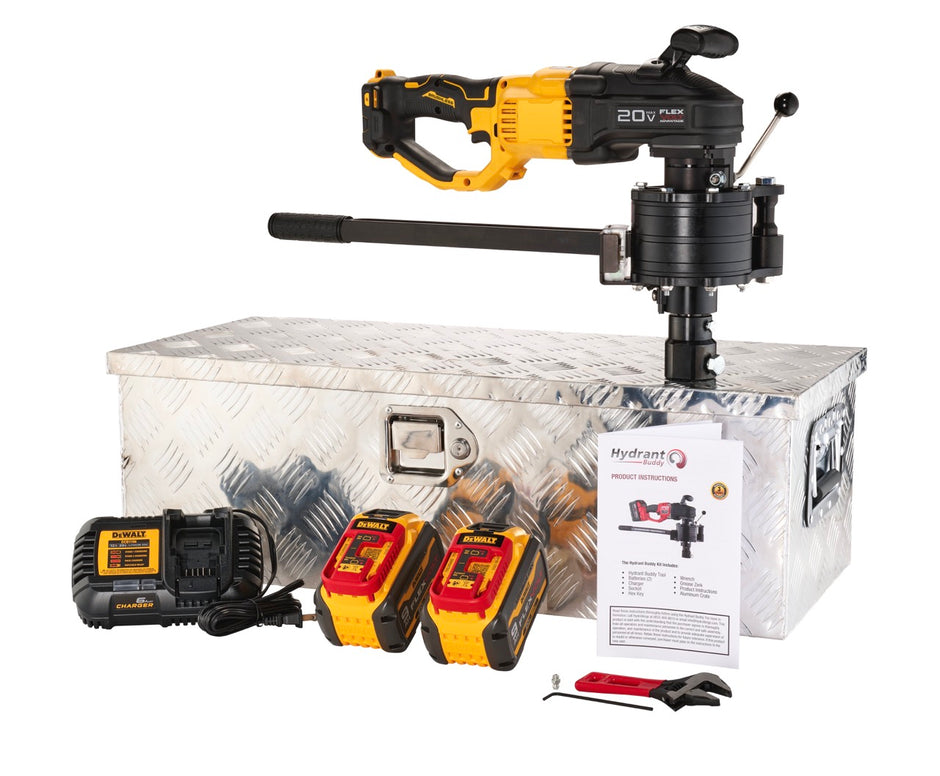 Hydrant Buddy | Cordless Battery Powered Valve Exerciser | HydroVerge